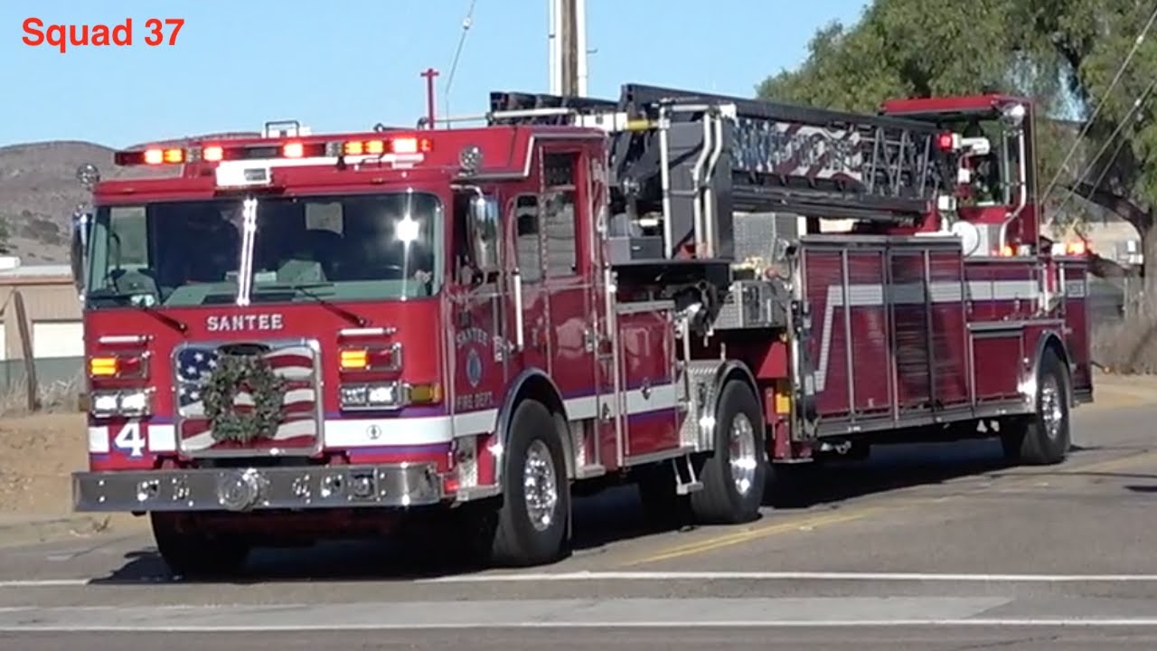 Santee Fire Responding (Compilation 3) - YouTube