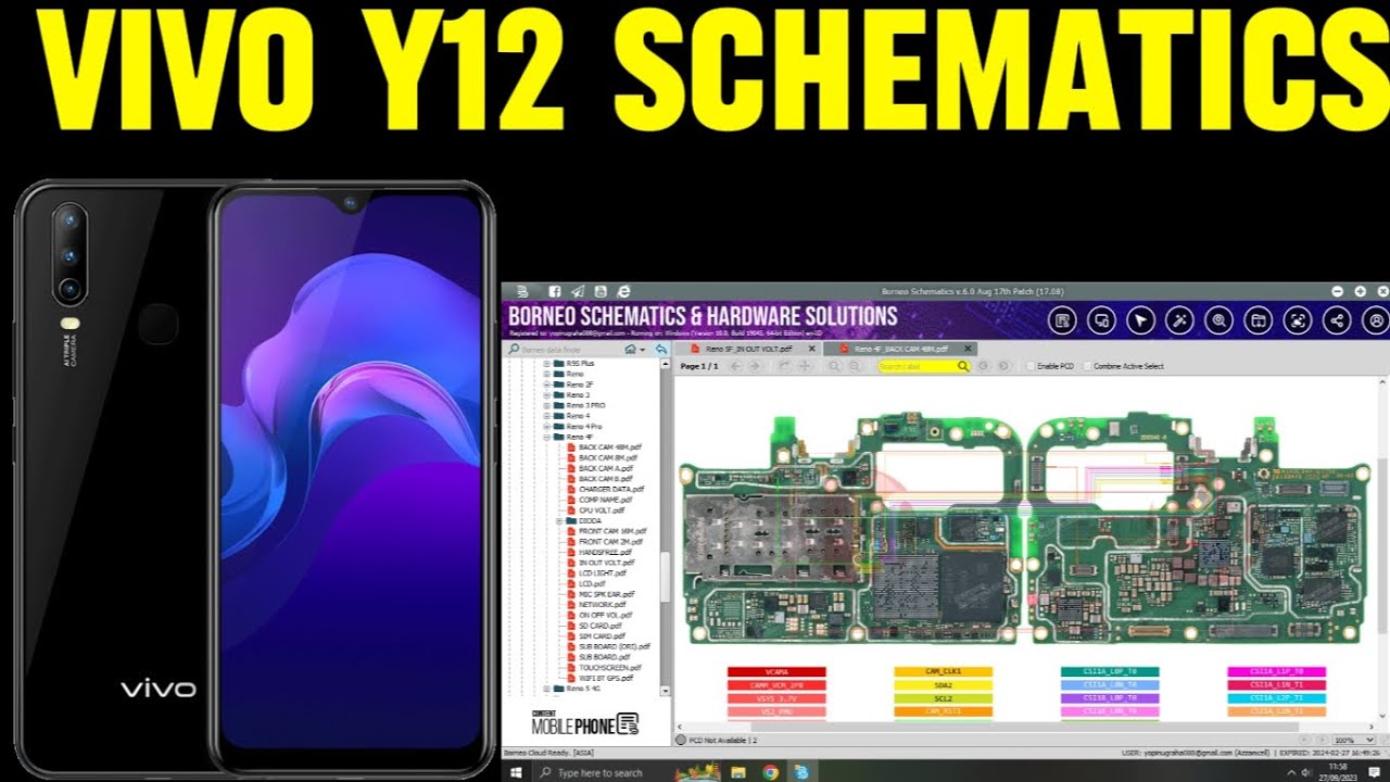 hardware solution vivo y12 borneo schematics - YouTube