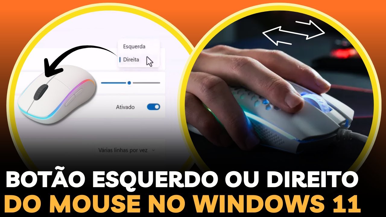 MUITO FÁCIL! 🖱️ Como Configurar o BOTÃO Esquerdo ou Direito Do MOUSE no ...