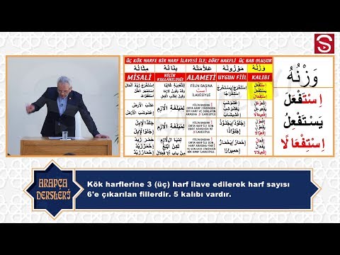 Arapça Temel Dersleri 10 (Binâ 2 Bölüm) - دورات اللغة العربية (Kemal Ayyıldız)