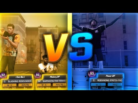 POWER DF & STUMPY DF & GBENT DF VS MAKERY DF & DAT BOI 🚀🤫 - NBA2K18 ...