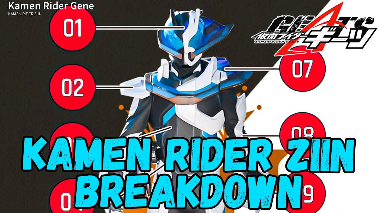 Kamen Rider Ziin TV Asahi Information Breakdown - YouTube