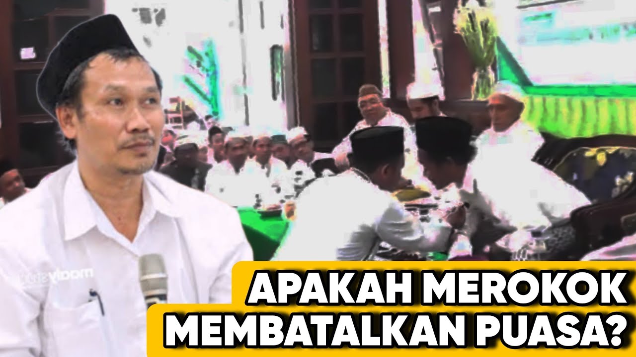 JAWABAN DETAIL GUS BAHA, APAKAH MEROKOK MEMBATALKAN PUASA? - YouTube