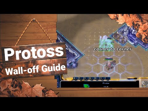 2023 Season 1/2 Protoss Wall Off Guide (starcraft 2) - YouTube