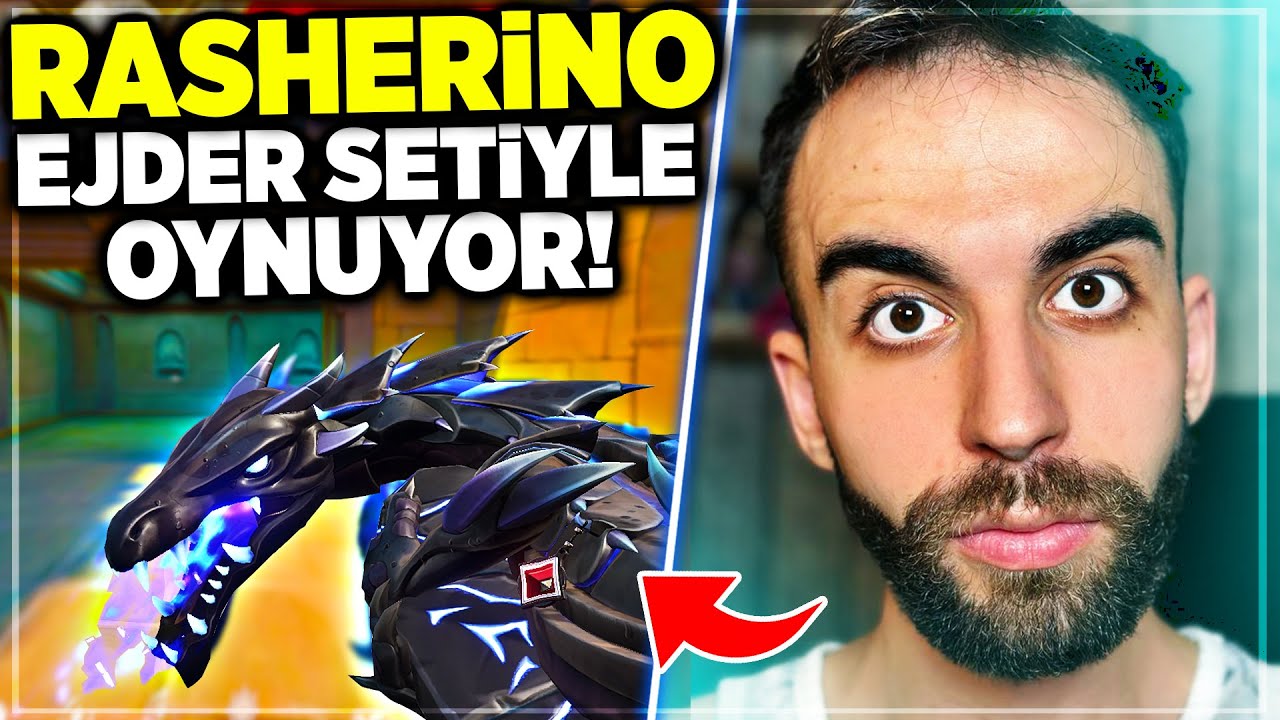 RASHERİNO YILLAR ÖNCE ALDIĞI EJDER SETİYLE OYNUYOR! Valorant - YouTube