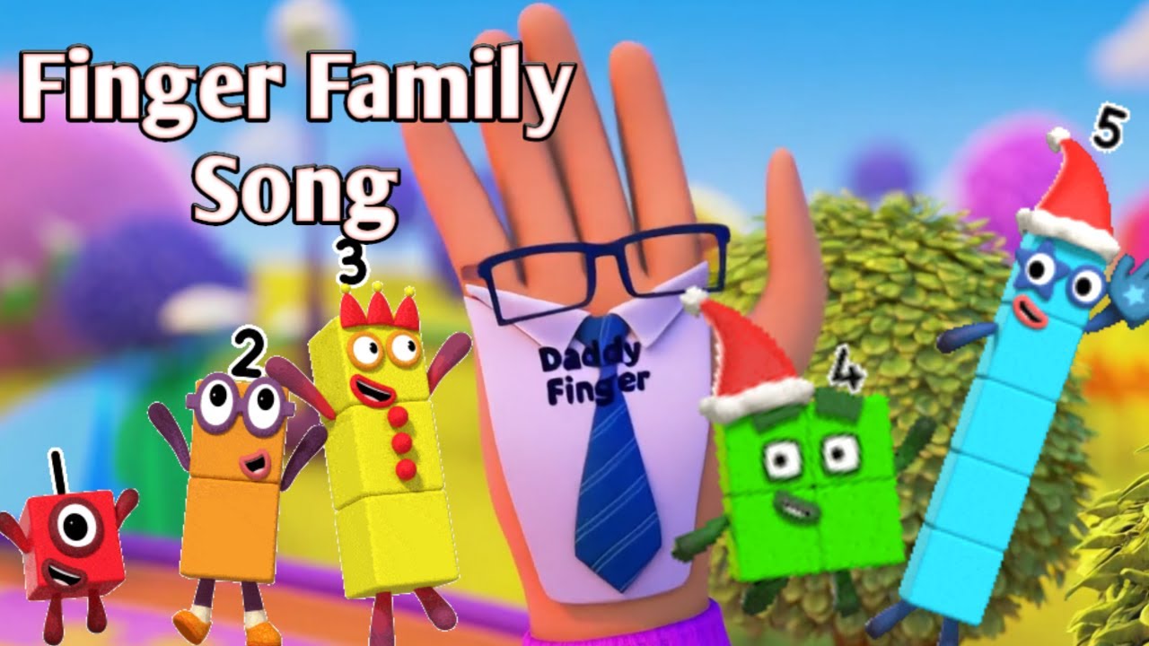Number Block Finger Family Song - Nursery Rhymes And Kids Song - YouTube