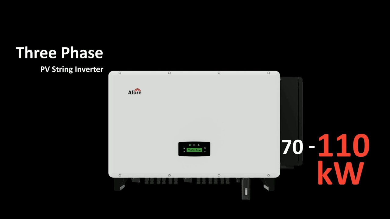 Three Phase PV String Inverter 70-110kW - YouTube