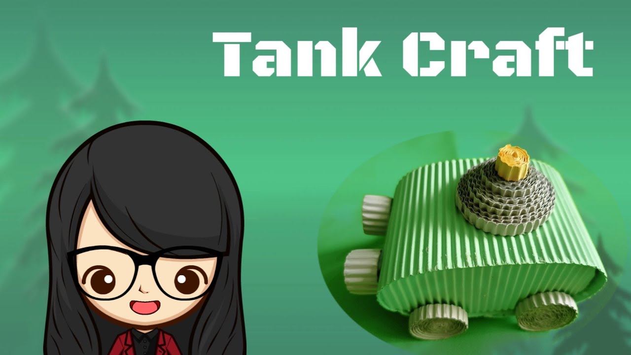 Tank Craft | How to make a tank craft | DIY Kokoru Paper - YouTube