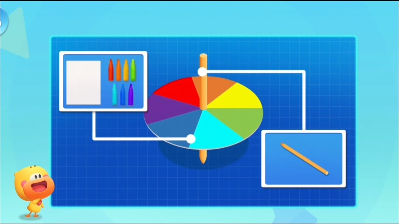 BEBEK KECIL INGIN MEMBUAT GASING DENGAN WARNA PELANGI | BABYBUS ...