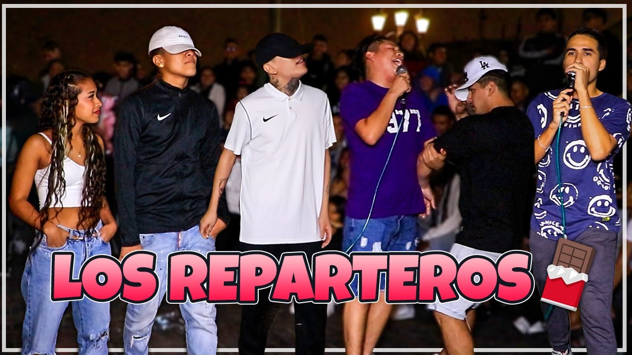 Los Reparteros vs Reparteros de turron 🍫🔥|| Comicos Ambulantes 2023 ...