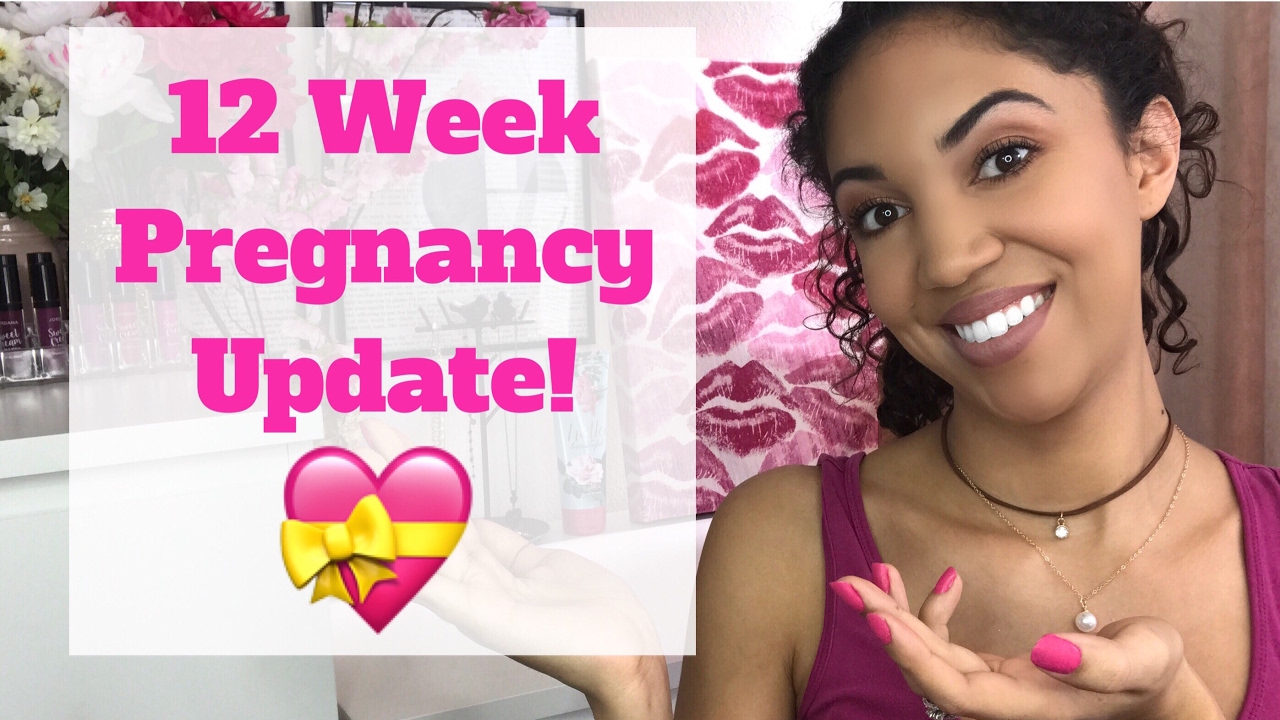 12 Week Pregnancy Update! Telling My Family, Morning Sickness, Diet ...