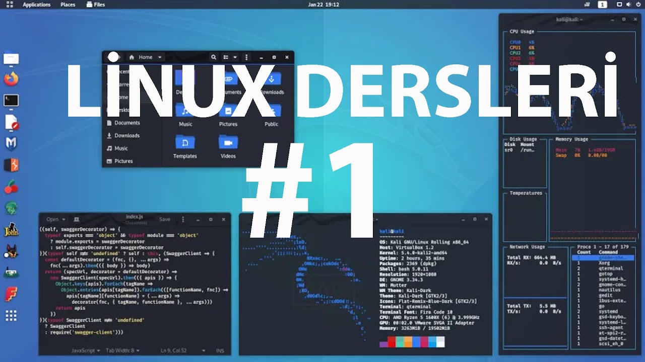 | KALİ LİNUX EĞİTİMİ | - ( kali linux nedir , kernel nedir , shell ...