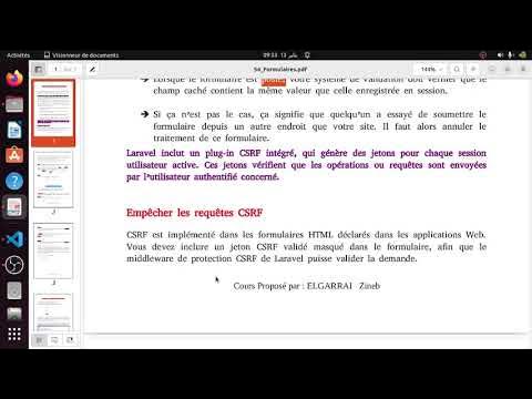 Laravel 10 - V31 : protection csrf /Part1 - YouTube