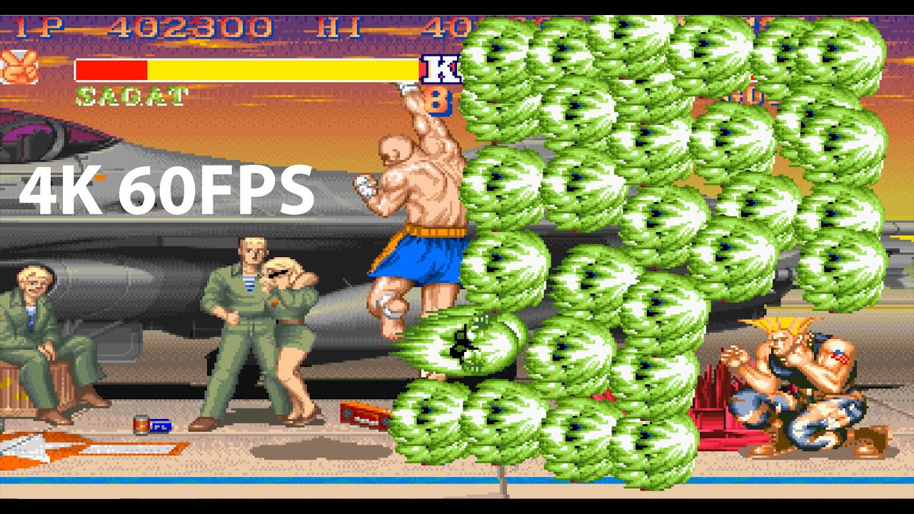 Sagat's Uppercut Power! 💥 Super Green Arcade Playthrough | Street ...