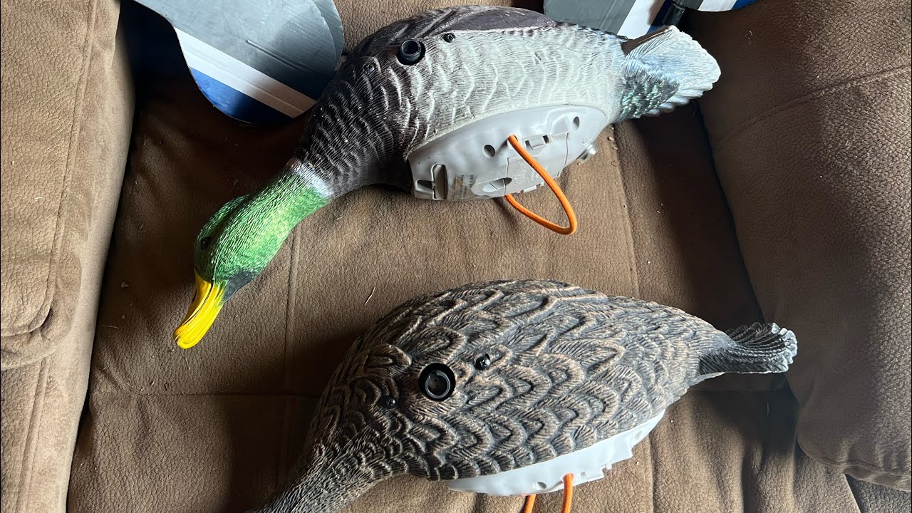 Lucky duck spinner decoy review - YouTube