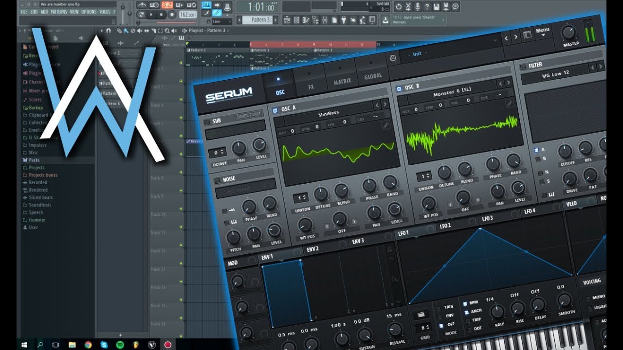 How to make a Alan Walker type sound in Serum! - YouTube