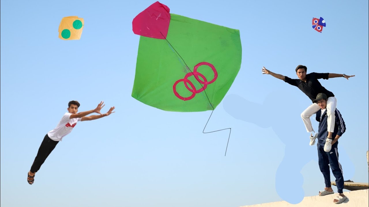 Umer Vs Nasir 2 Kite Flying Challenge Vs 12 Rabi ul awal - YouTube