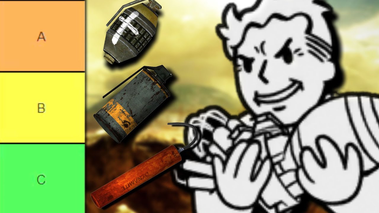 The Ultimate Fallout New Vegas Thrown Explosive Tier list - YouTube