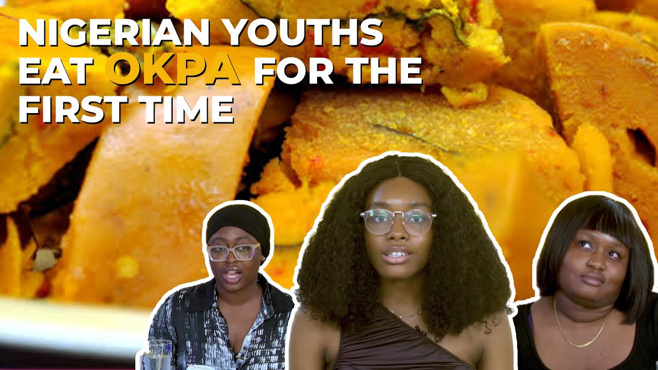 Nigerian Youths Eat Okpa In Lagos For The First Time - YouTube