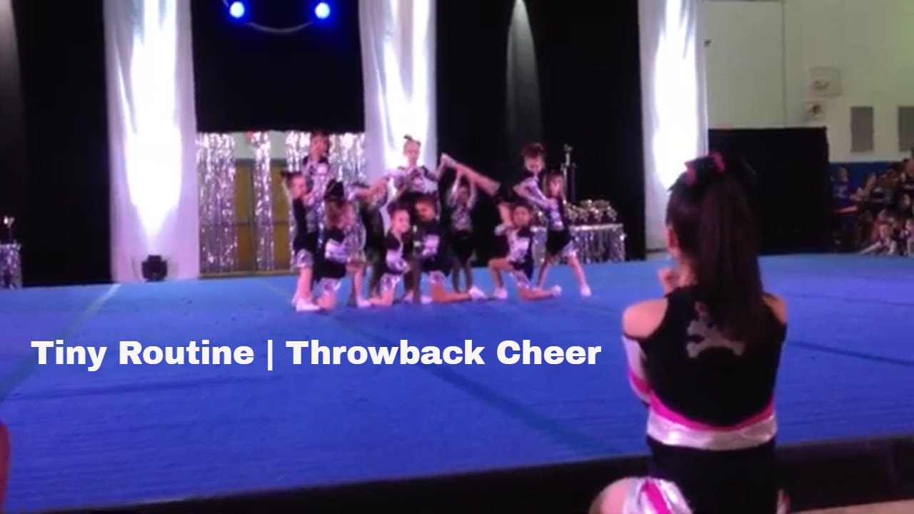 TINY CHEERLEADING COMPETITION | CHEER THROWBACK - YouTube