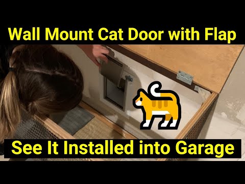 How To Install Interior Pass Through Wall For Cats
