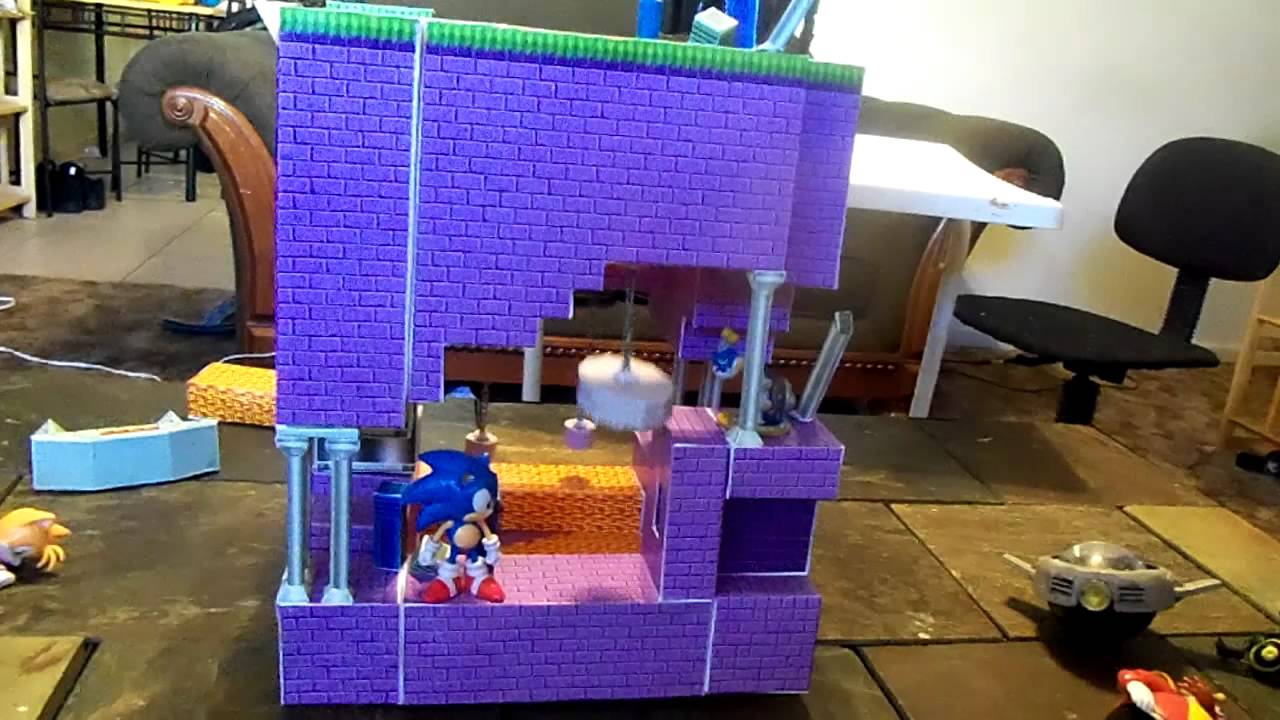 Marble Zone Papercraft Modification - YouTube