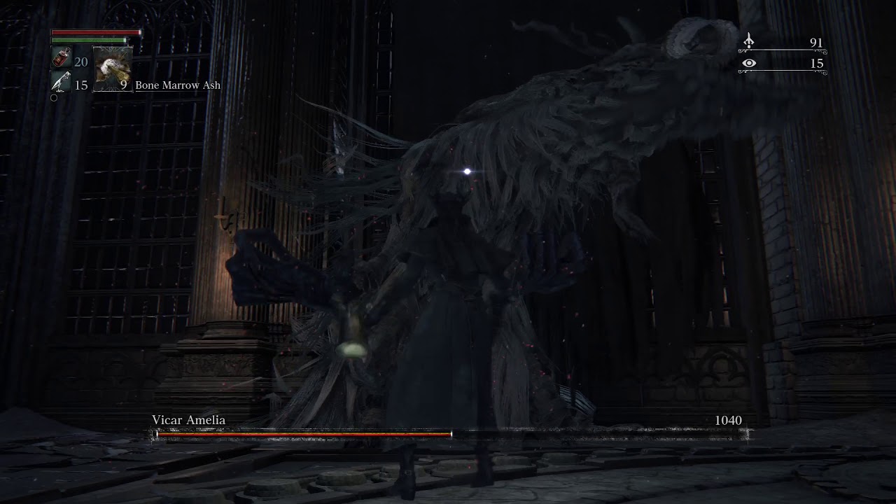 Bloodborne™ Vicar Amelia No Hit Flamesprayer Arcane Build - YouTube