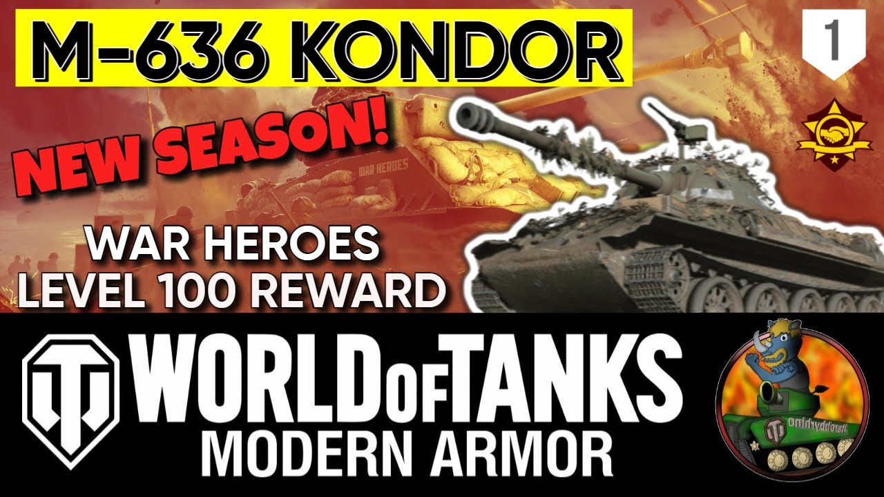 M-636 KONDOR II Level 100 Reward II Tank Review & Gameplay! II WoT ...