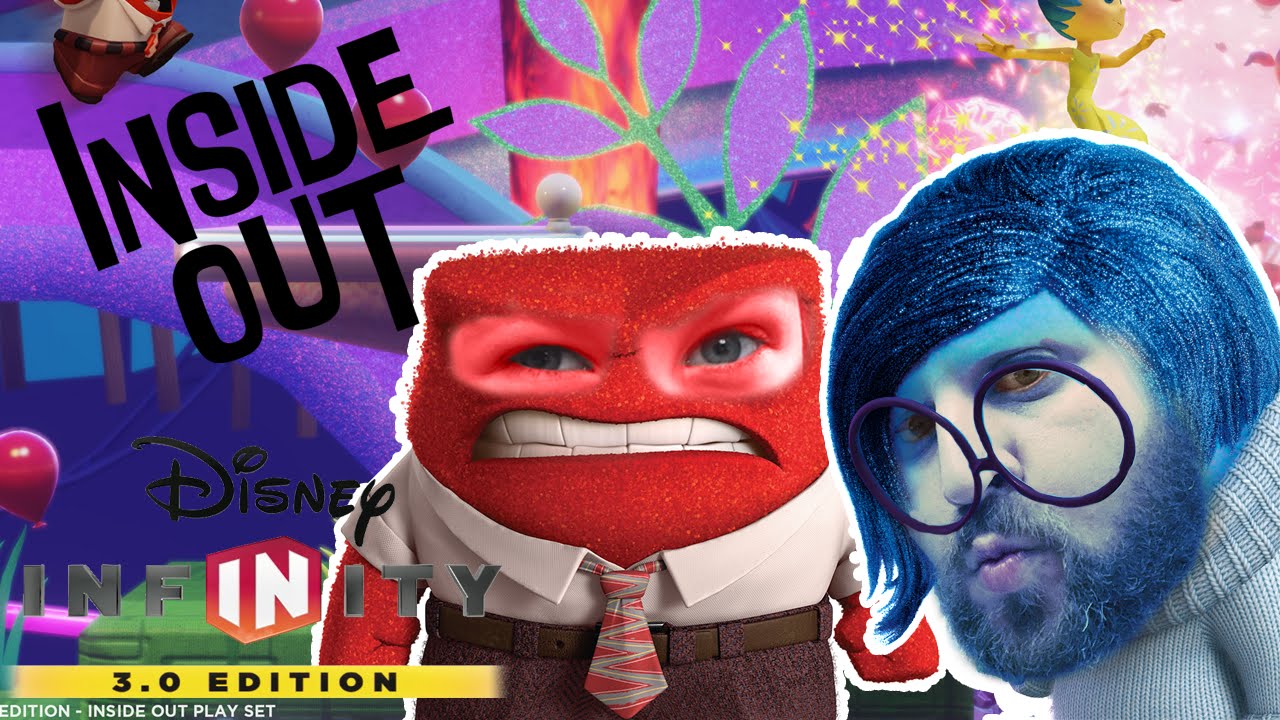 Disney Infinity 3.0 "Inside Out Sadness and Anger" in Toy Box Gameplay ...
