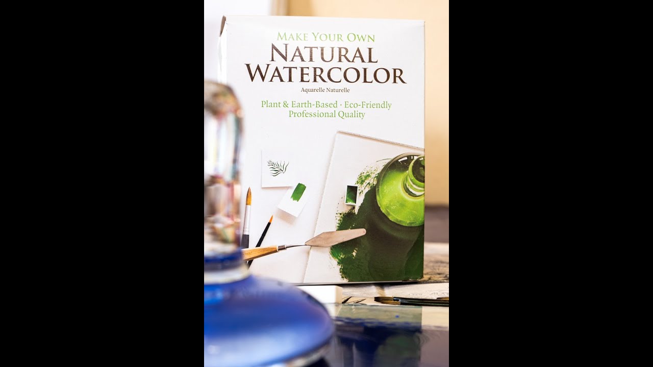 Natural Watercolor Kit - Making watercolors has never been easier - YouTube