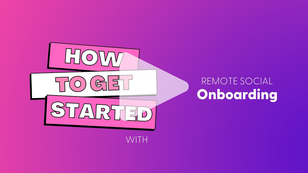 New Starter Onboarding - How to get started - YouTube