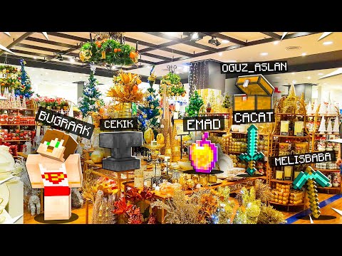 ALIŞVERİŞ MERKEZİNDE SAKLAMBAÇ OYNADIK - Minecraft