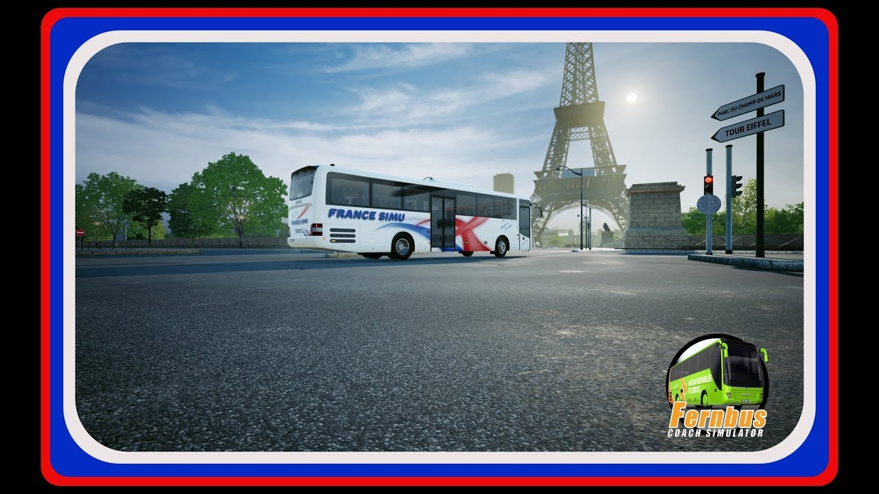 Fernbus Coach Simulator - DLC France - Visite guidée de Paris - YouTube