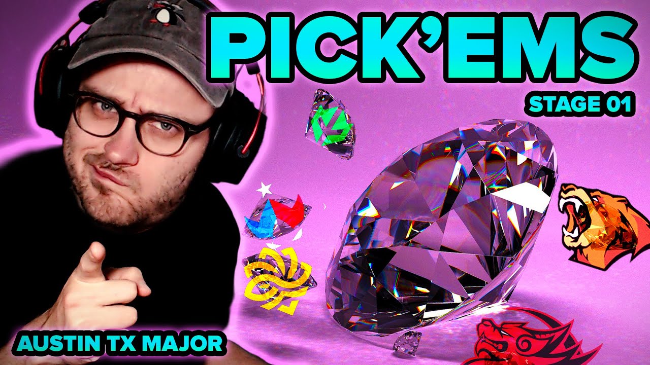 DIAMOND Austin CS2 Major Pick'Ems | STAGE 01 - YouTube