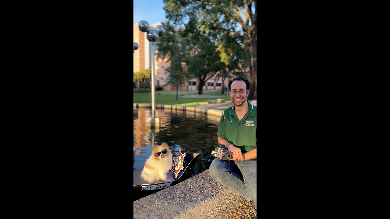 Koda's checks out the prototype for new boat with USF Engineering Team ...