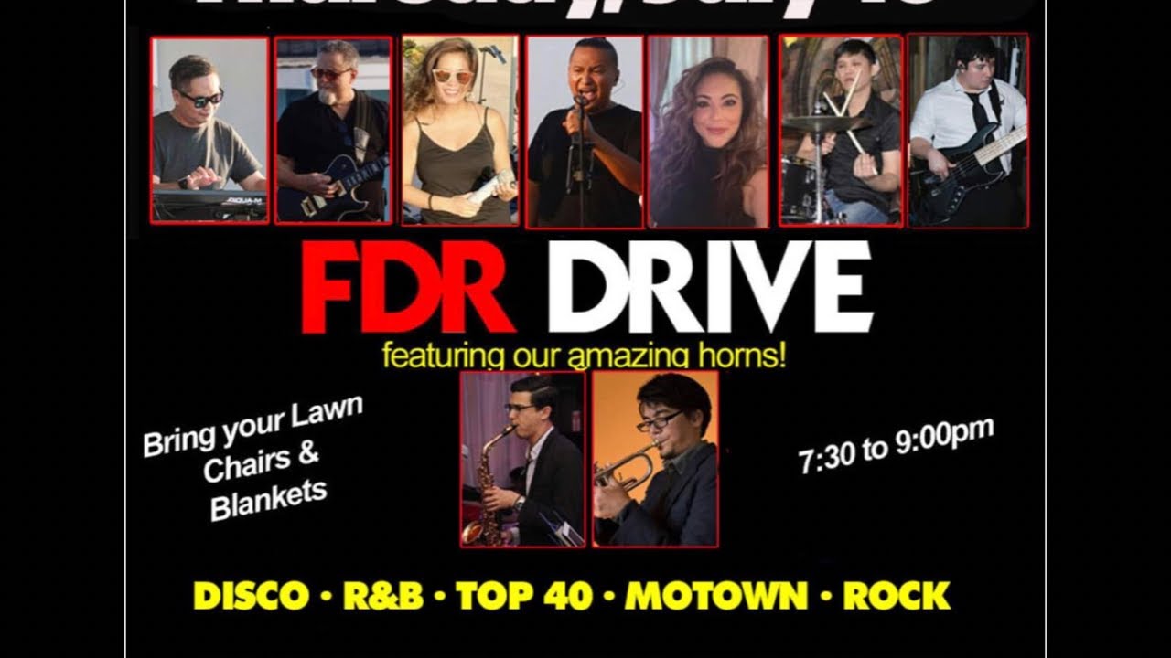 7/10/25 FDR DRIVE BAND. Haverstraw, N.Y. Bowline Point Park. - YouTube