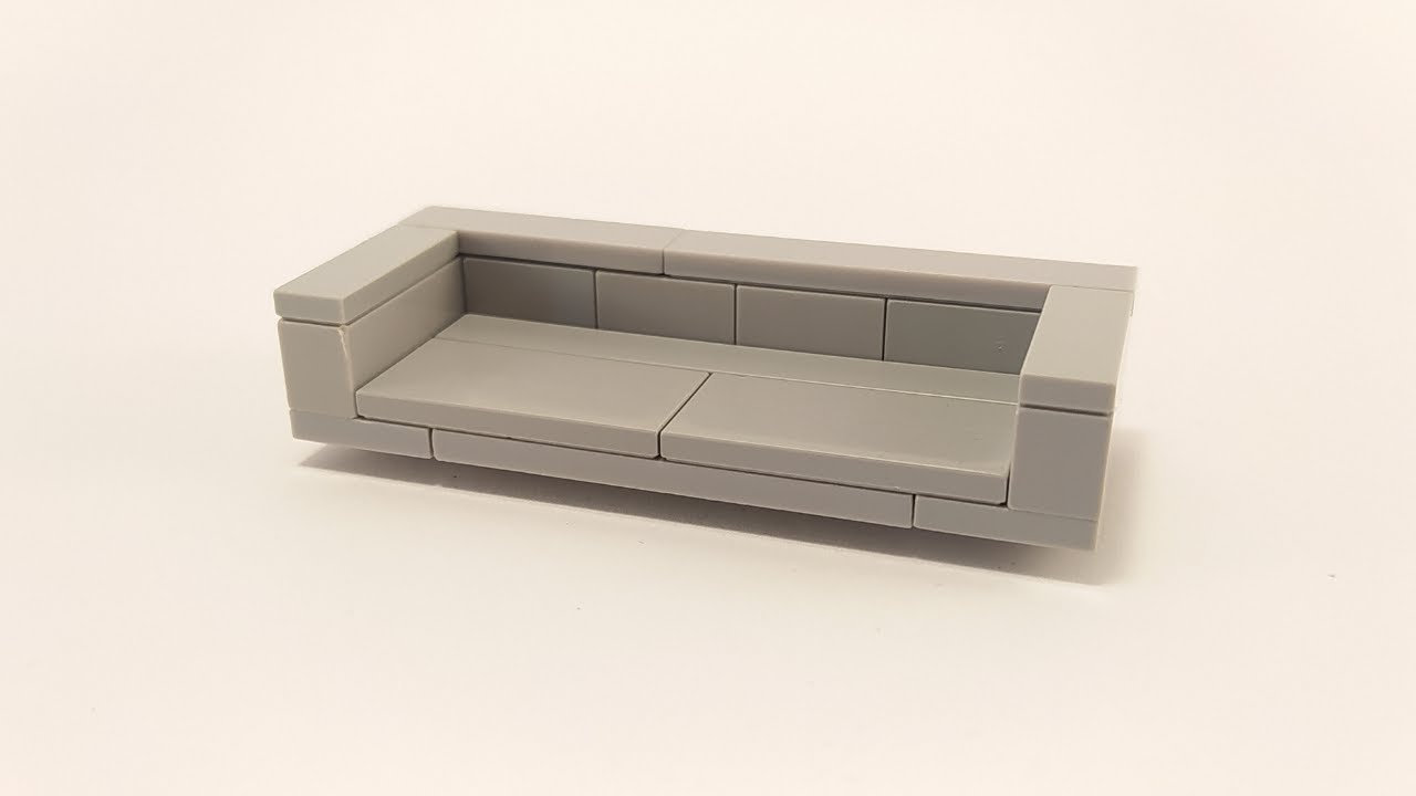 How to Make a Modern Lego couch - Easy tutorial - YouTube