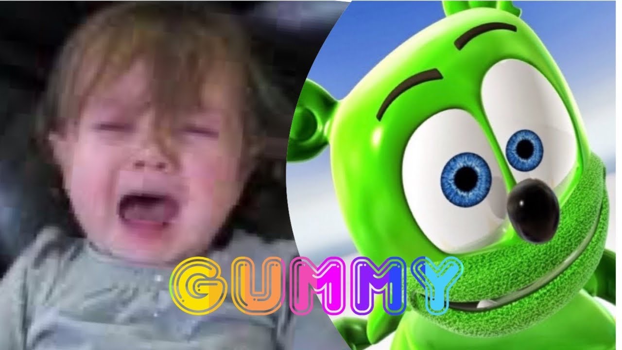 baby girl crying to gummy bear song _ the original gummy bear video ...