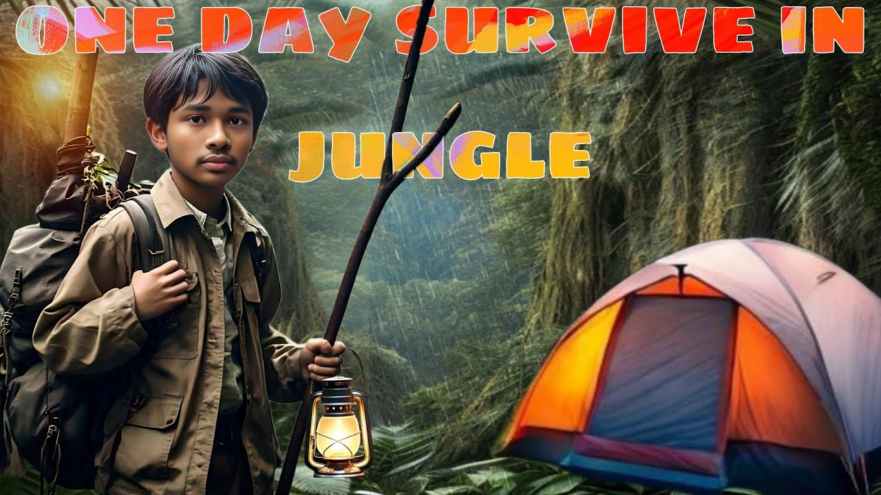 My First Vlog //One Day Survive In Jungle With Alone And Frist Time ...