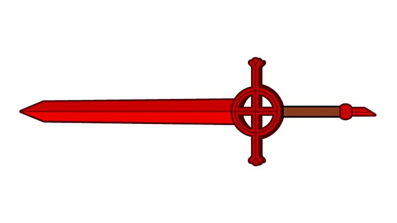 How to draw a sword from Adventure Time - YouTube