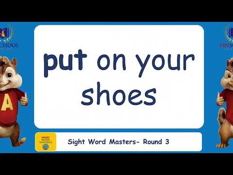 Sight word round 3 - YouTube