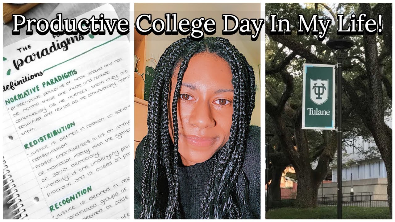 Super Busy and Productive College Day In My Life: Morning Routine, RA ...