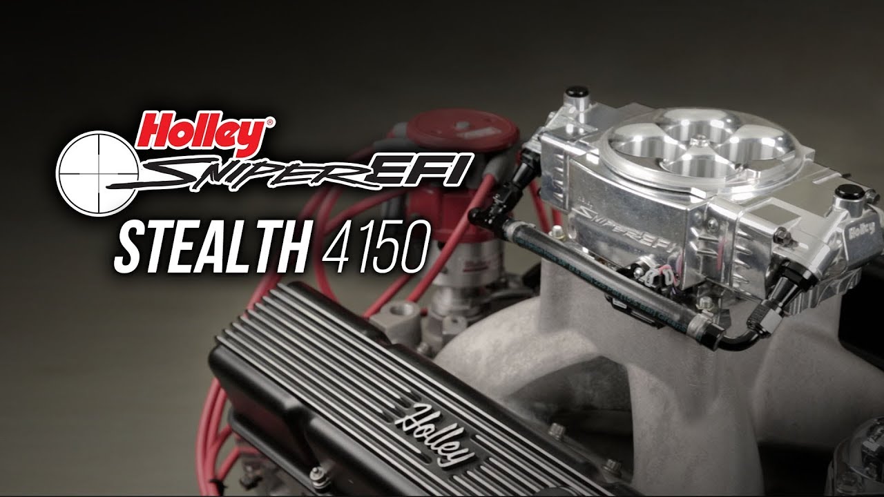 Holley EFI Sniper Stealth 4150 - YouTube