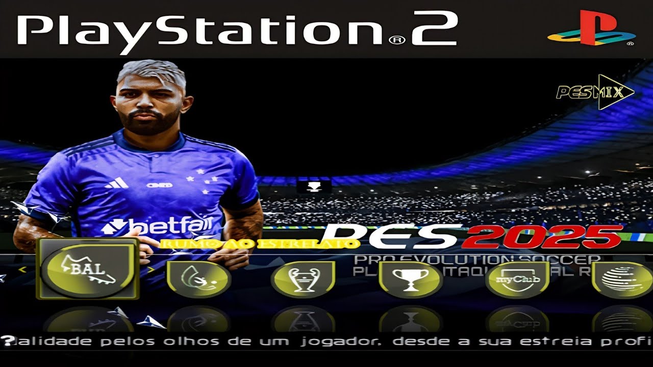 PES 2025 PS2 ISO ATUALIZADO EFOOTBALL DOWNLOAD GRÁTIS - YouTube