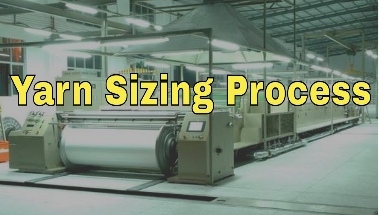 Sizing process of denim yarn/Denim fabric - YouTube