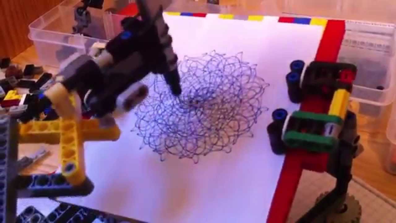 Lego Spirograph V1.1 - Pantograph Arms Modification - YouTube