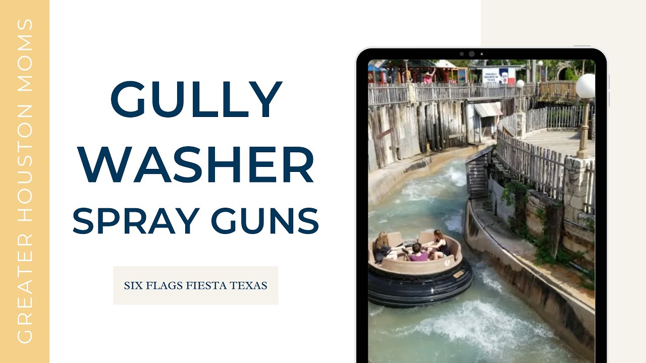 Spraying Unsuspecting Riders on the Gully Washer at Fiesta Texas - YouTube