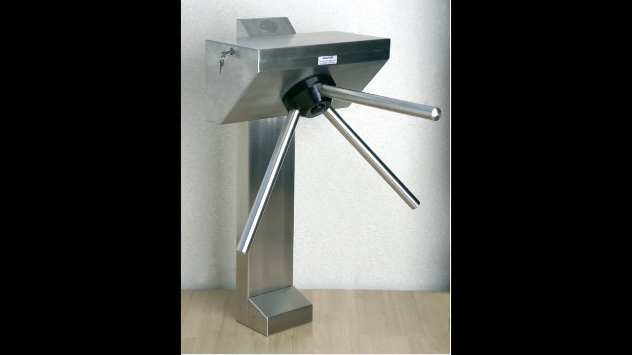 Access Control bi-directional Tripod Turnstile - YouTube