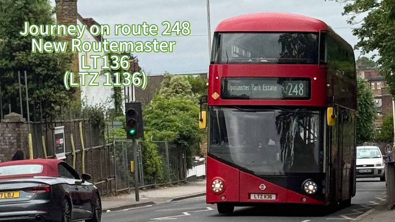 Journey on route 248 - New Routemaster, LT136 (LTZ 1136) - YouTube
