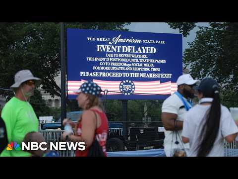 Special Report: Severe weather affects July Fourth events in D.C., New York and Philadelphia